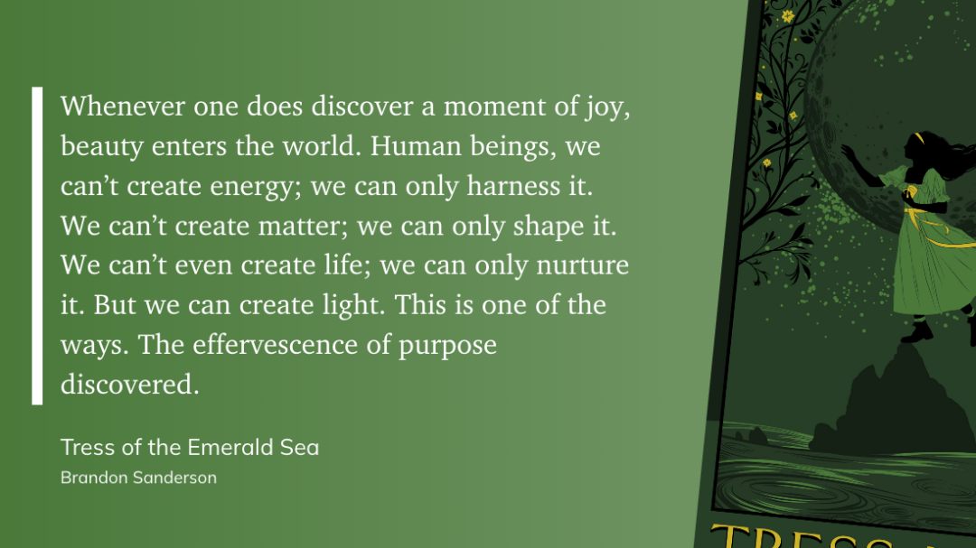 Tress of the Emerald Sea by Brandon Sanderson – Summary & Quotes – Mike ...